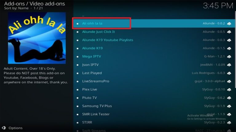 How to Install Ali Ohh La La Adult Kodi Addon (2024) - Fire Stick How